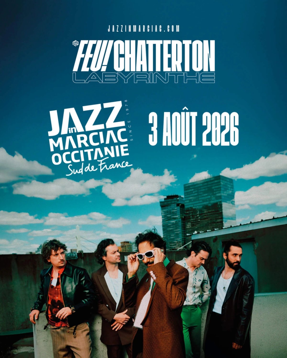 Concert Baptiste Trotignon, Feu! Chatterton à Marciac le 03/08/2026